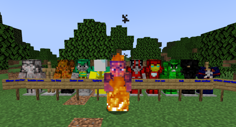 Mega Marvel Mod {fantastic four are here!} | MCreator